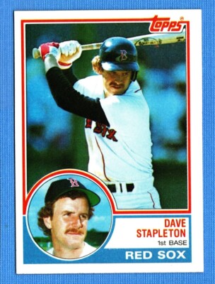 1983 Topps #239 Dave Stapleton Red Sox | eBay