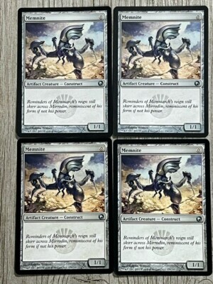 MEMNITE X4 Scars Of Mirrodin SOM Magic MTG MINT CARD | eBay