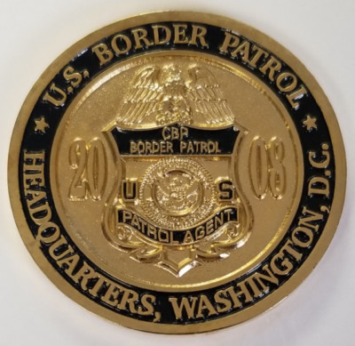 USBP US Border Patrol Agent CBP Headquarters Washington DC 2008 1.75 ...