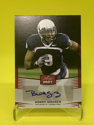 BOBBY WAGNER - 2012 AUTOGRAPH Leaf Young Stars ROOKIE / RC Seahawks ...