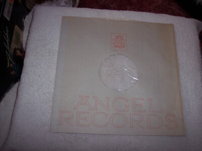 ANGEL RECORDS 12 INCH 33 1/3 ORIGINAL INNER SLEEVE ONLY *NO SPLITS ...
