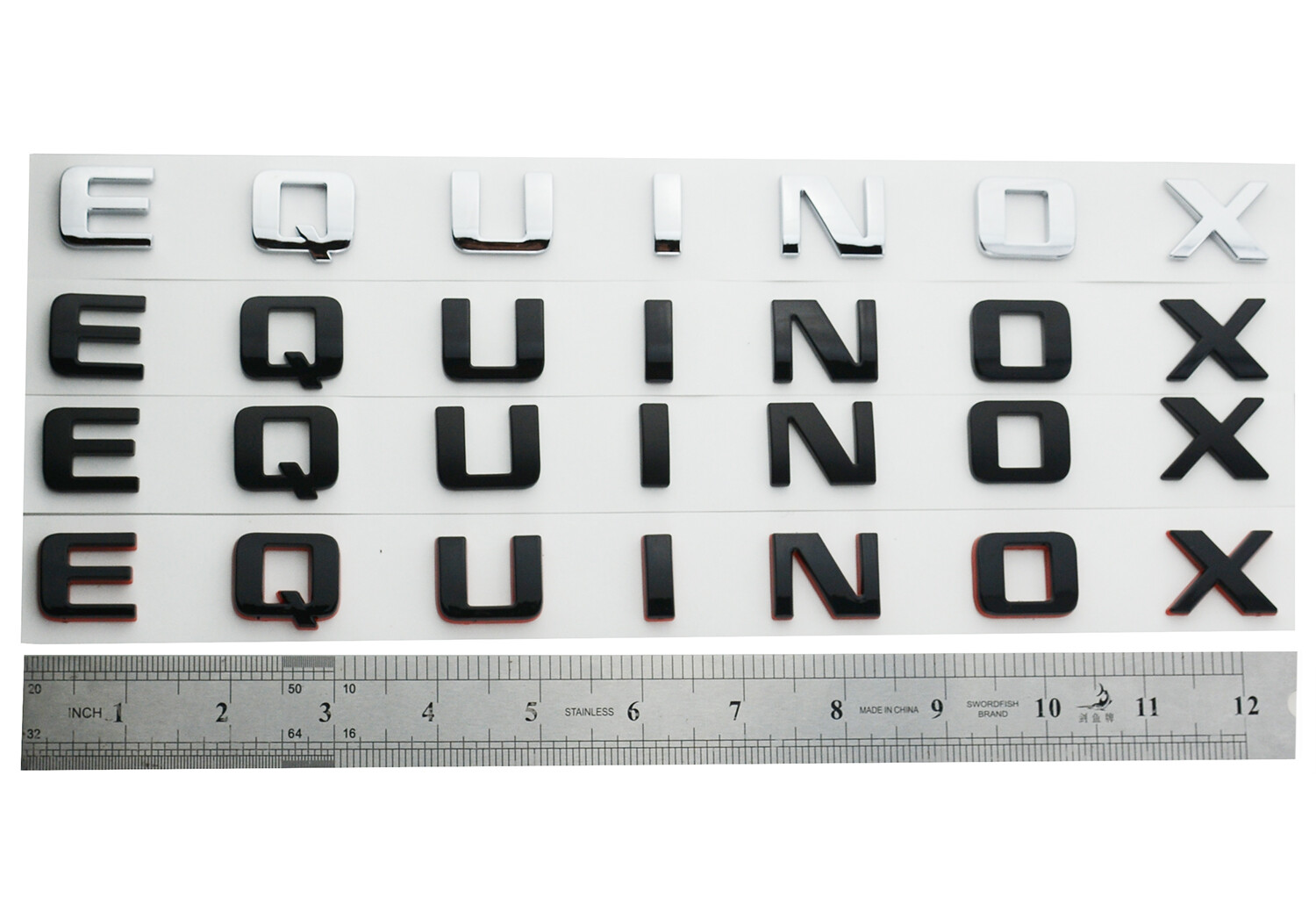 1x 2018-2020 Equinox Nameplate Emblem OEM Door Tailgate Badge Matte BK ...