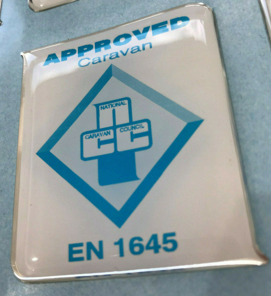 NCC Approved Caravan Badge EN 1645 Early Type - Swift Elddis Bailey ...