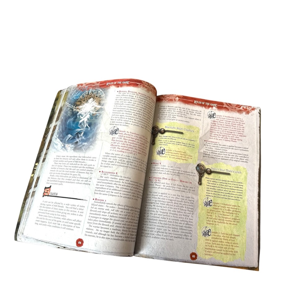 Cipher Studios Hell Dorado Wargame Rulebook Original Blast & Token Template | eBay UK