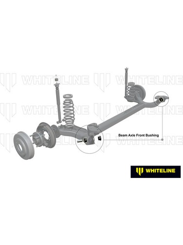 Whiteline Rear Beam Axle Front Bushing fits Volkswagen Bora 2.0 1J2 ...