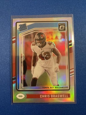 2024 Donruss Optic Chris Braswell Holo Tampa Bay Buccaneers #220 Rookie ...