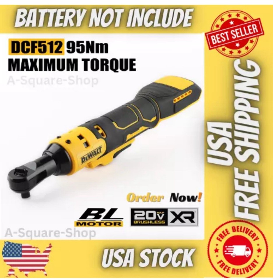 DeWalt DCF512 Ratchet Wrench Atomic Compact Brushless 3/8'' 20V (Tool ...
