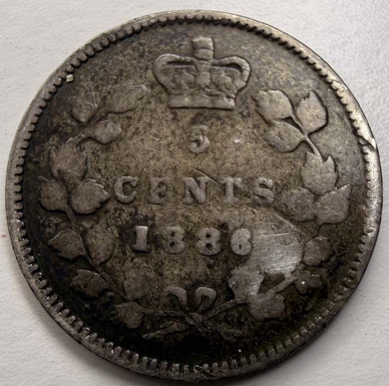 1886 Canada Silver 5 Cents - R25 | eBay