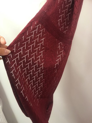 Infinity Scarf Red Metallic Threads NWOT SCARF | eBay