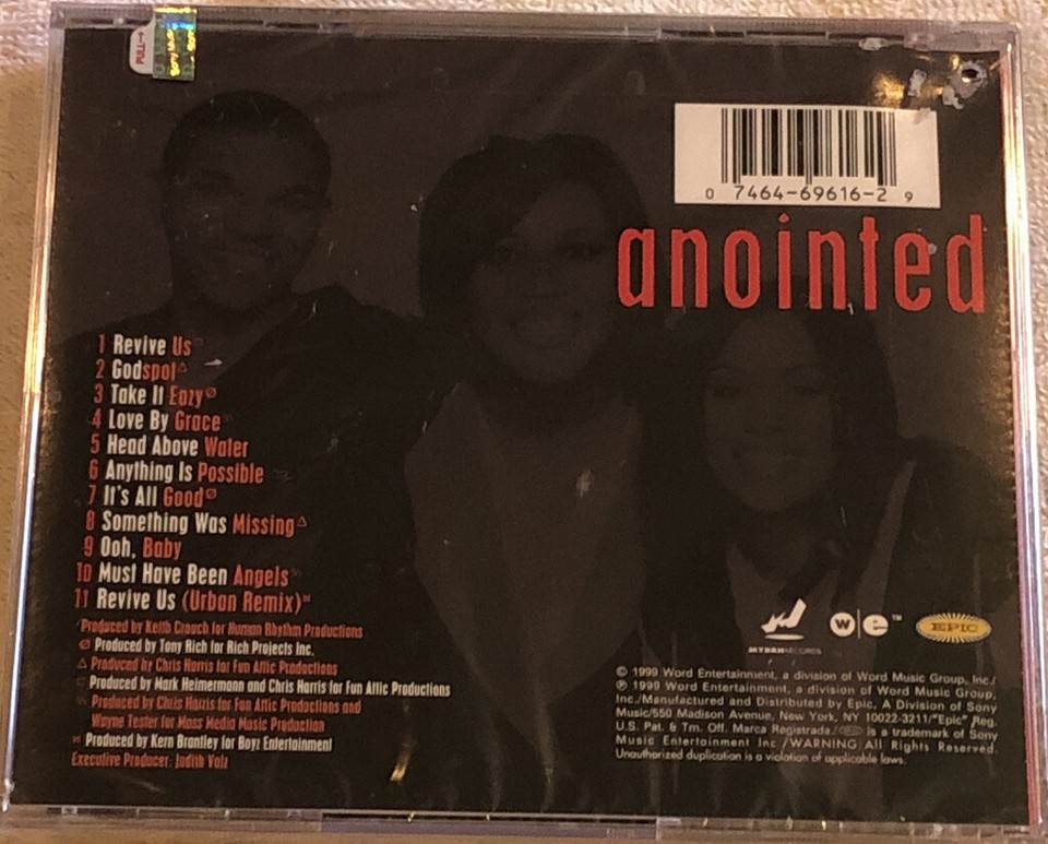 NEW Anointed by Anointed (CD) (12) NEW AND SEALED 74646961629| eBay