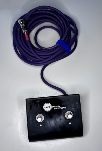 LIVE WIRE SOLUTIONS Dual Latching footswitch FSW22 Guitar Amp Not ...