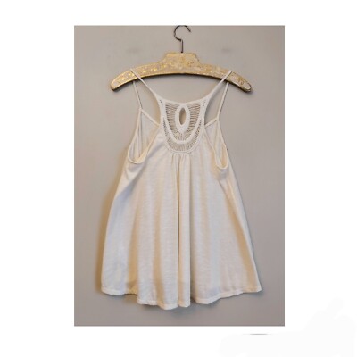 Mossimo Target Cream Ivory Tank Top Women’s Large NEW NWOT Spider Back ...