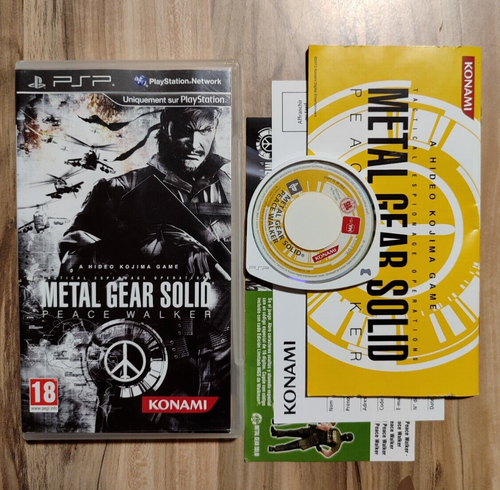 Metal Gear Solid: Peace Walker (PSP) Complete in Box CIB (Region Free ...