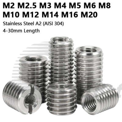 Thread Reducer Self-tapping Thread Repair Inserts Nuts M2 M3 M4 M5 M6 ...