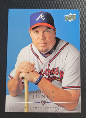 2008 Upper Deck Series 2 CHIPPER JONES Atlanta Braves HOF Career Stats ...