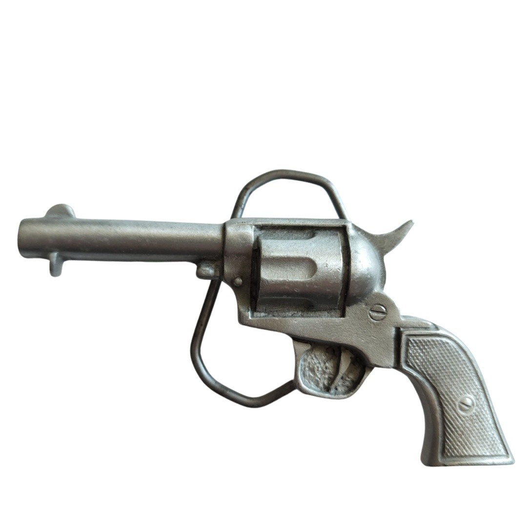 Rare Vntg Revolver Belt Buckle Signed Numbered Colt S… - Gem