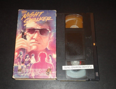 The Night Stalker (VHS, 1987) Charles Napier Rare Horror Lightning ...