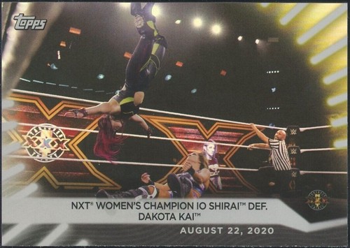 2021 Topps WWE Women's Division Io Shirai Dakota Kai Rainbow Foil Parallel #63 | eBay