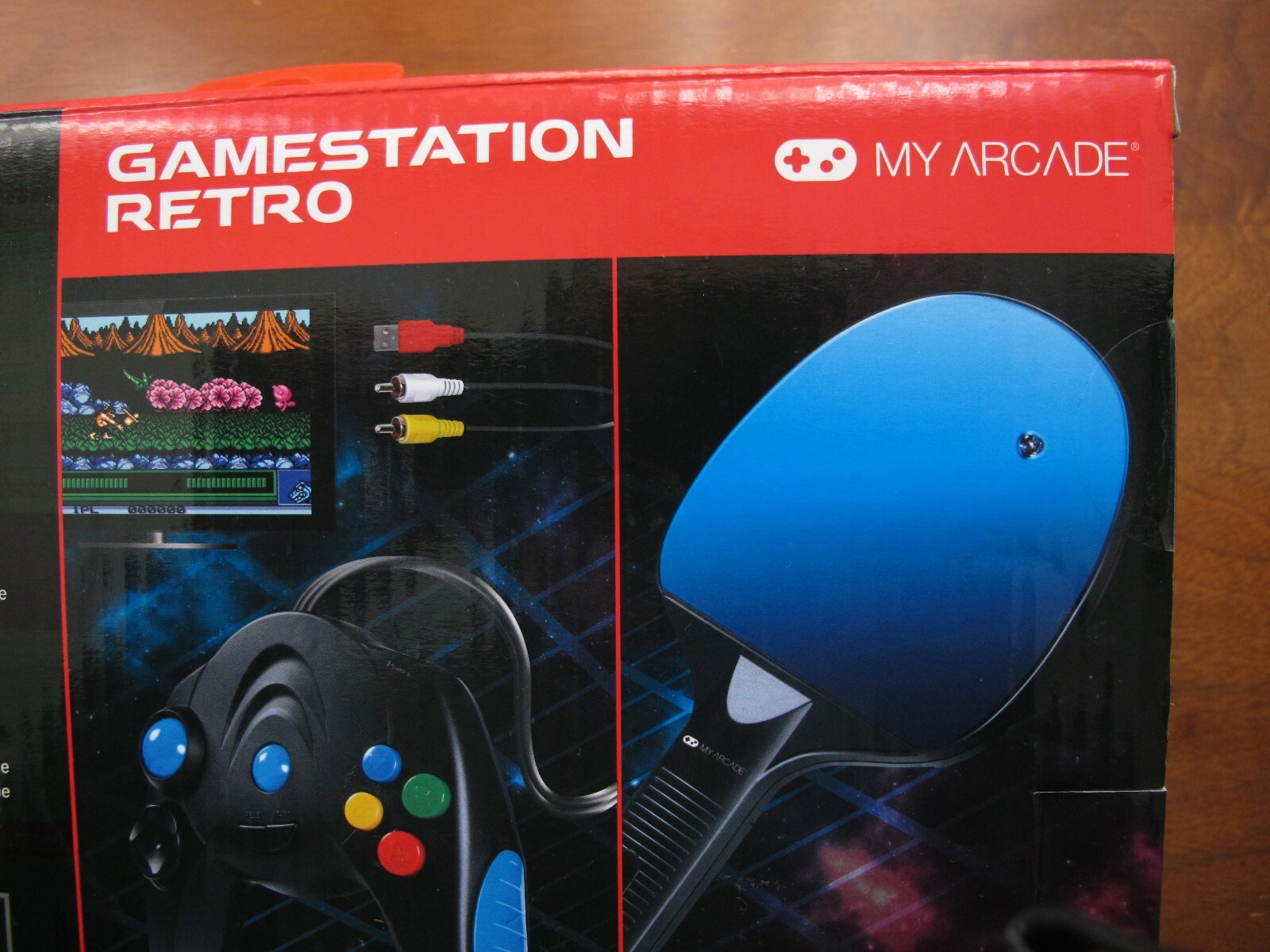 My Arcade Gamestation Retro Plug 'N Play Console 3 Unique Controllers ...