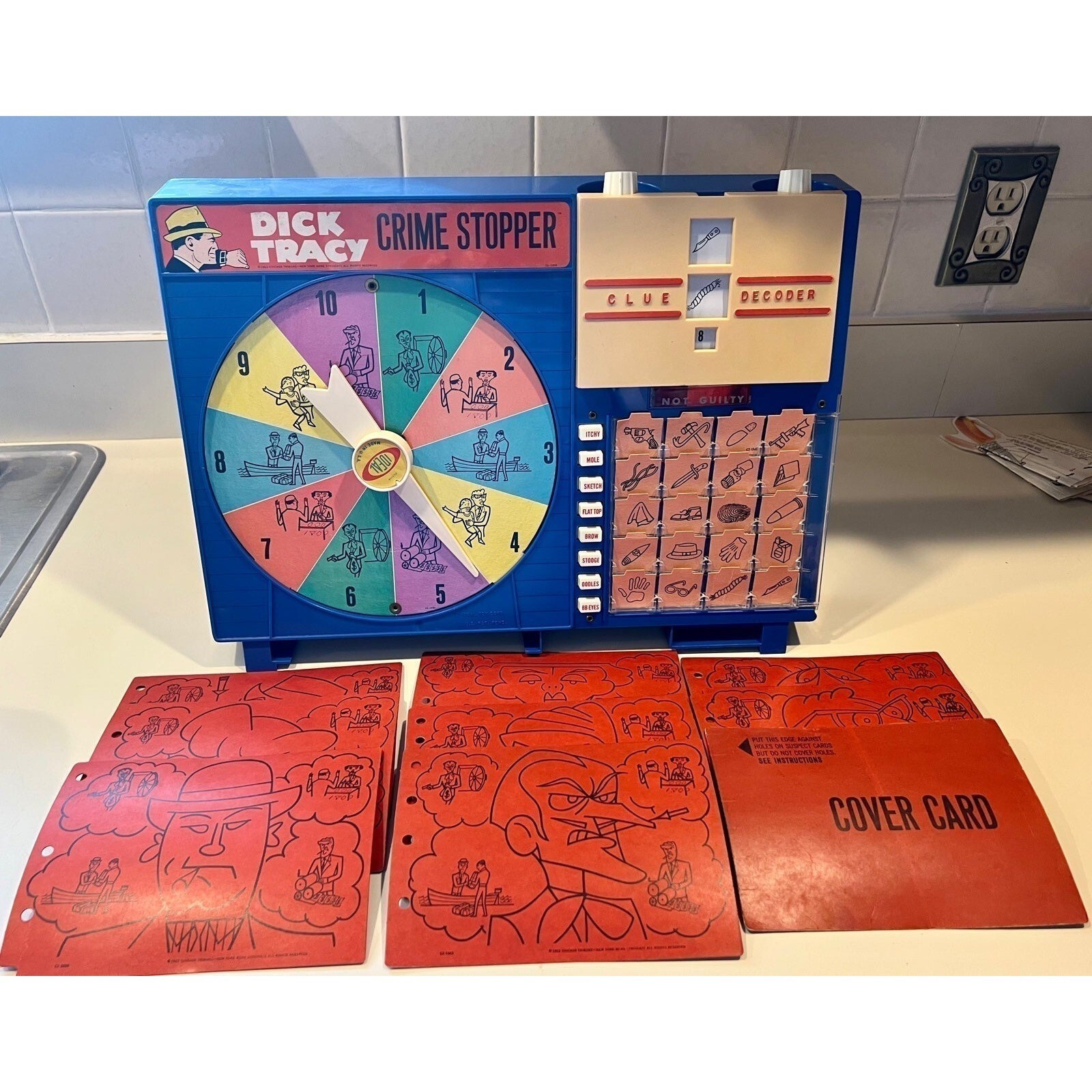 Vintage 1963 Ideal Dick Tracy Crime Stopper Game Complete in the Box ...