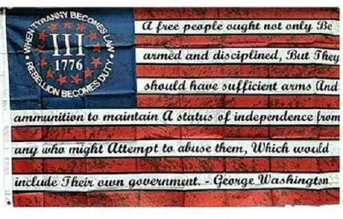 3X5 BETSY ROSS 1776 WHEN TYRANNY BECOMES LAW REBELLION BECOMES DUTY ...