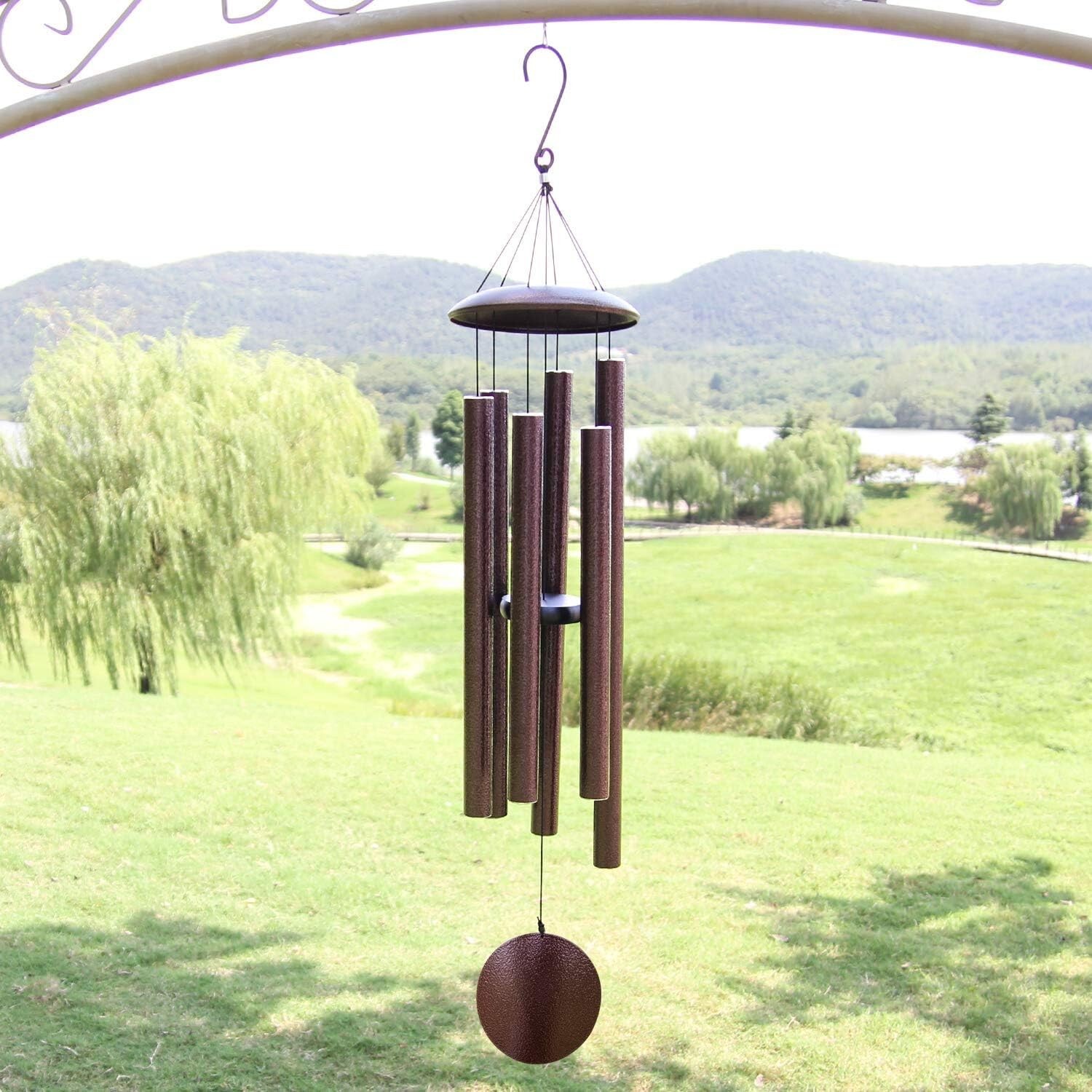 Extra Large 45" Aluminum Wind Chimes - Deep Tone for Outdoor Relaxation ...