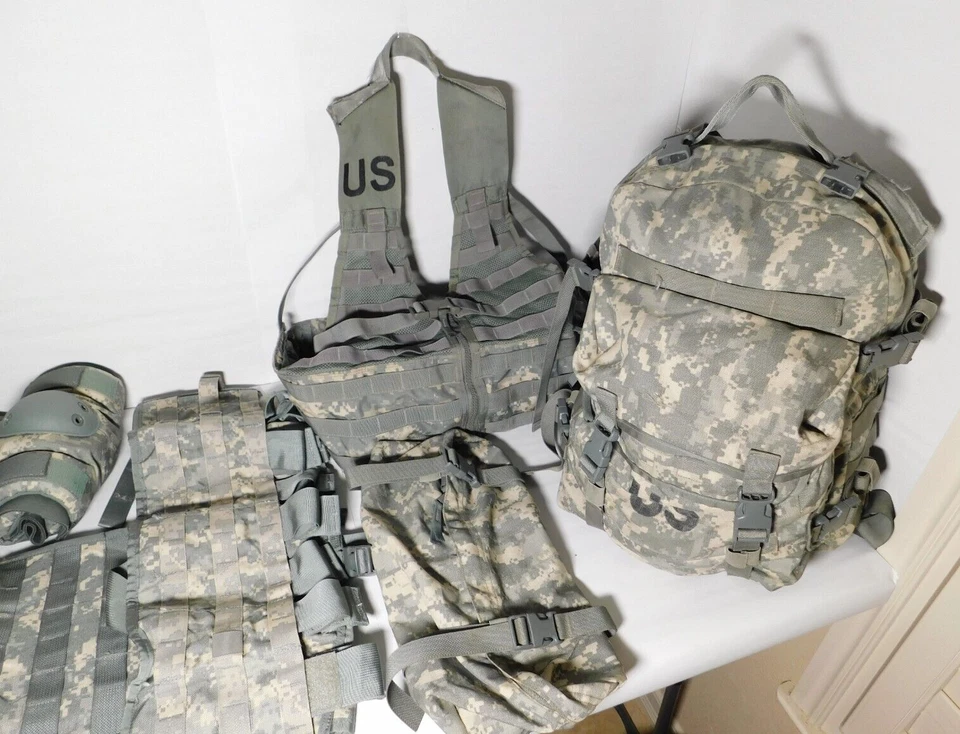 USGI ACU 14 Piece Military Tactical Gear Bundle - Tactical Gear at ...