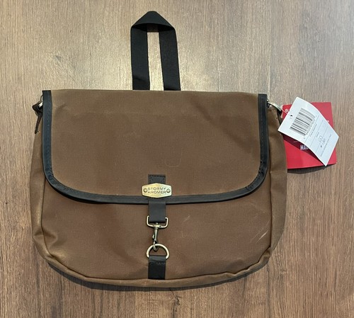 Stormy Kromer Field Satchel (Small) Messenger Bag Rugged Waxed Cotton ...