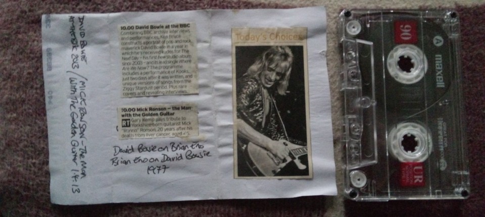 DAVID BOWIE at the BBC / MICK RONSON – MAN WITH THE GOLDEN GUITAR 2013 ...