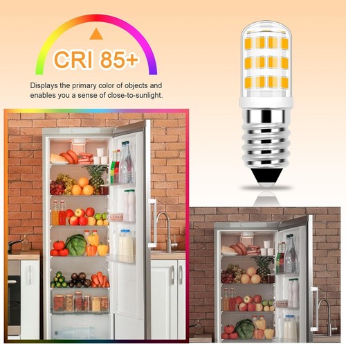 E14 LED Bulb 4W 120V European Light Bulbs 40W Equivalent, Warm White ...