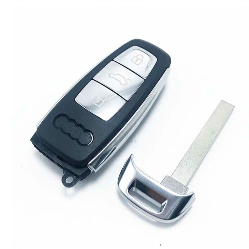3 Buttons Flip Keyless Entry Remote Folding Key Fob Shell For Audi A6 ...
