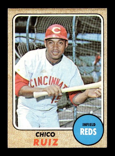 1968 Topps #213 Chico Ruiz Reds EX+ *5F | eBay