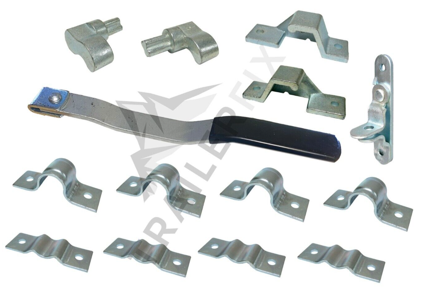 Cargo Trailer Side Two Point Door Cam Bar Action Door Lock Latch Kit | eBay