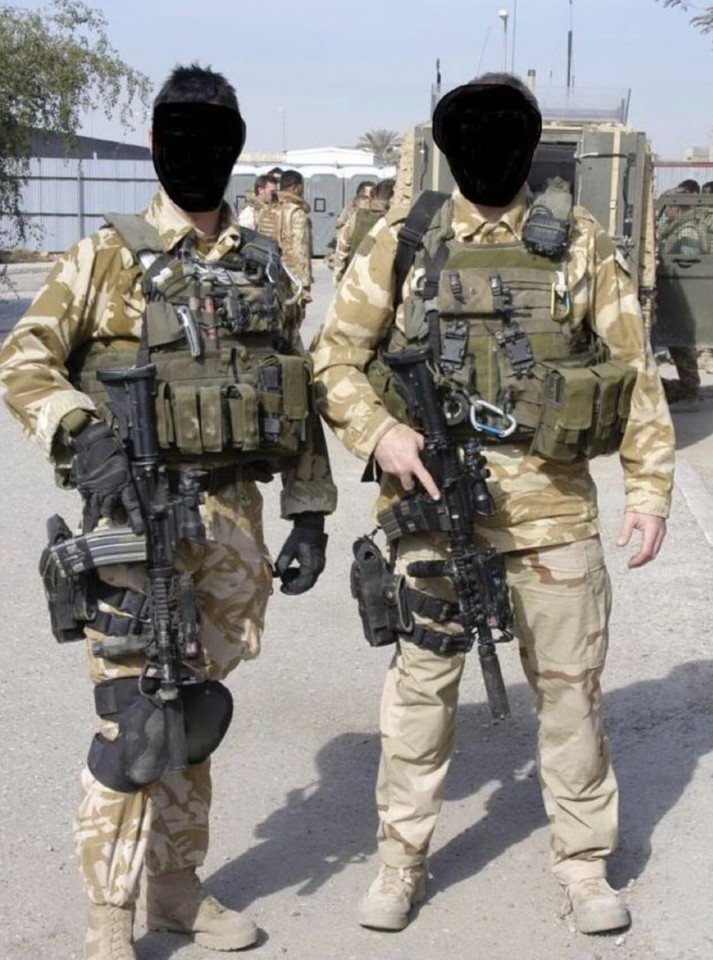 Original British SAS SBS SF Iraq Green Blackhawk MOLLE Single Flash ...