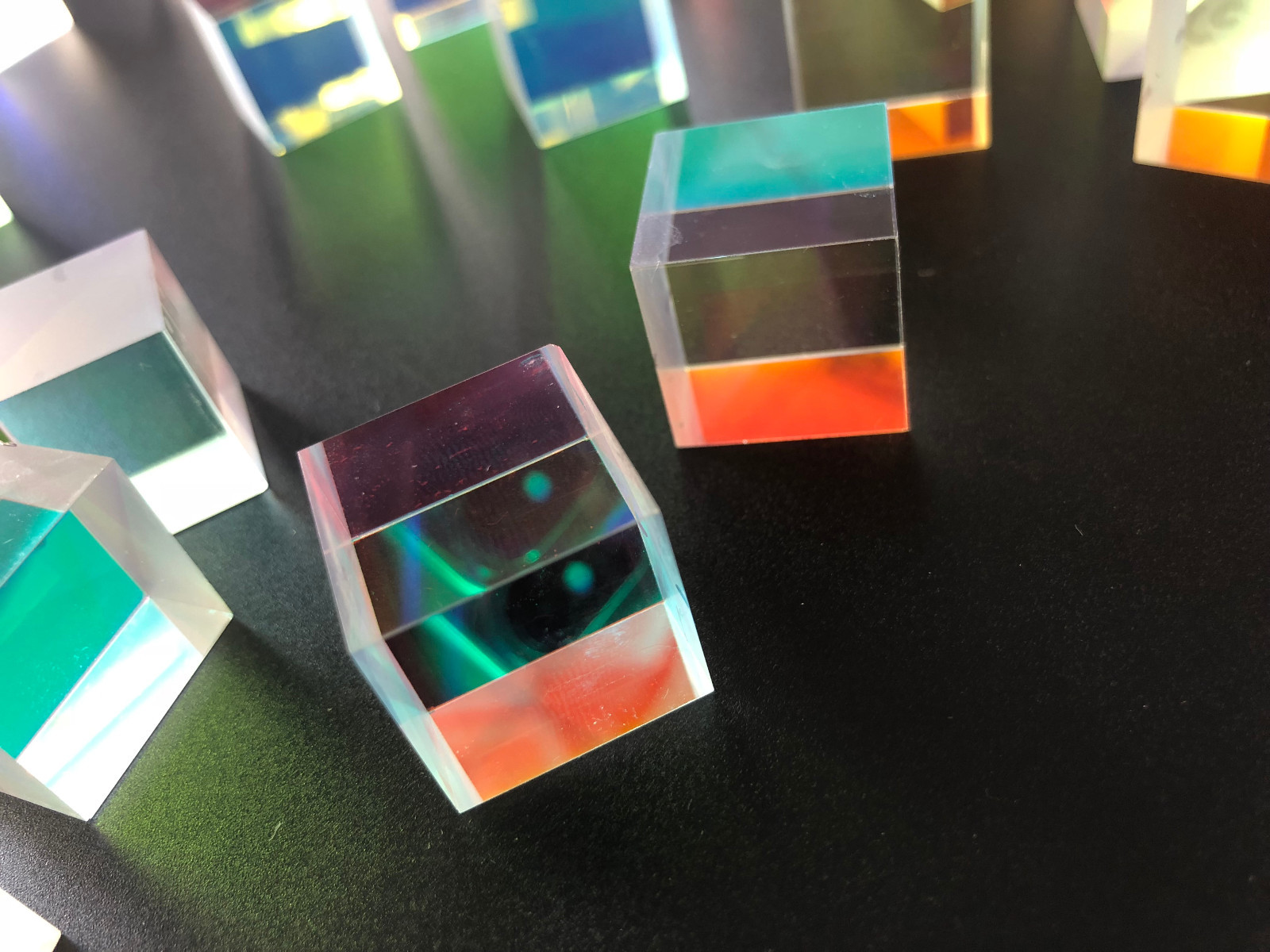 2pcs Cross Dichroic Prism RGB Combiner&Splitter X-cube Glass Prism Xmas ...