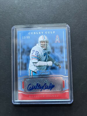 Curley Culp 2019 Chronicles Signature Series Auto Autograph # 13/99 ...