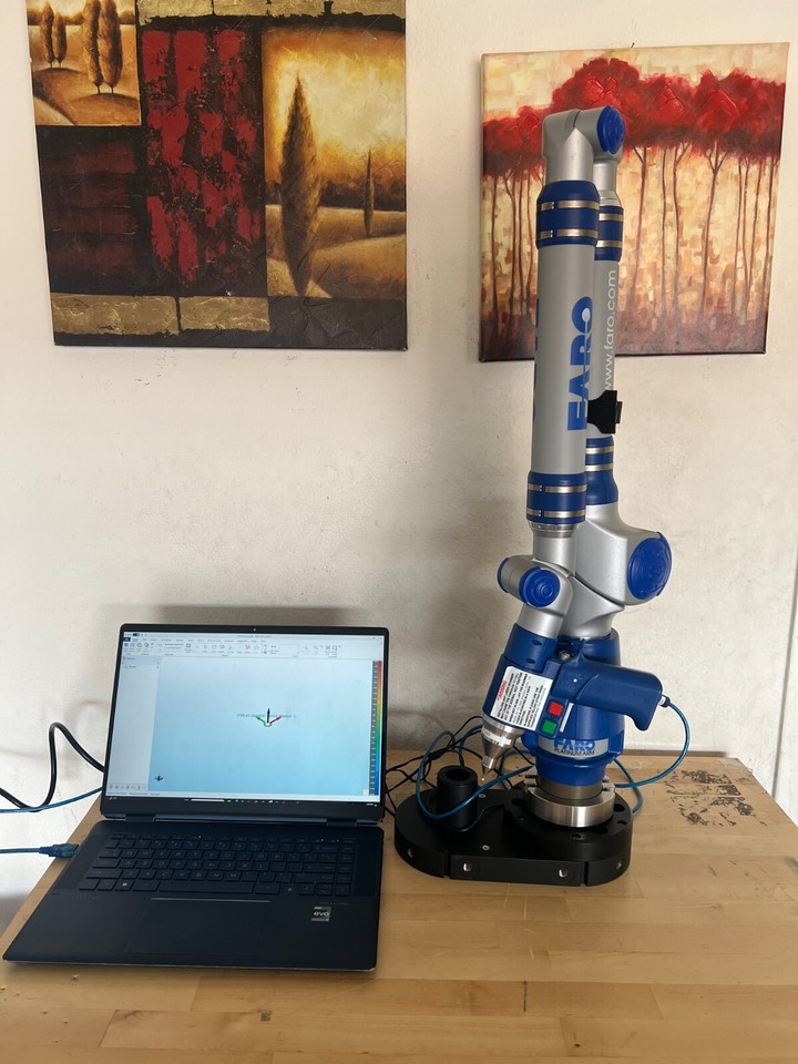 FARO PLATINUM ARM P06-05-06-04547 6-Axis 6FT. PORTABLE CMM w/ TRIPOD ...