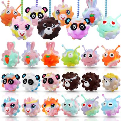 KissFree 18 PACK Animal Pop Balls Party Favors for Kids3D Pop Balls Its ...