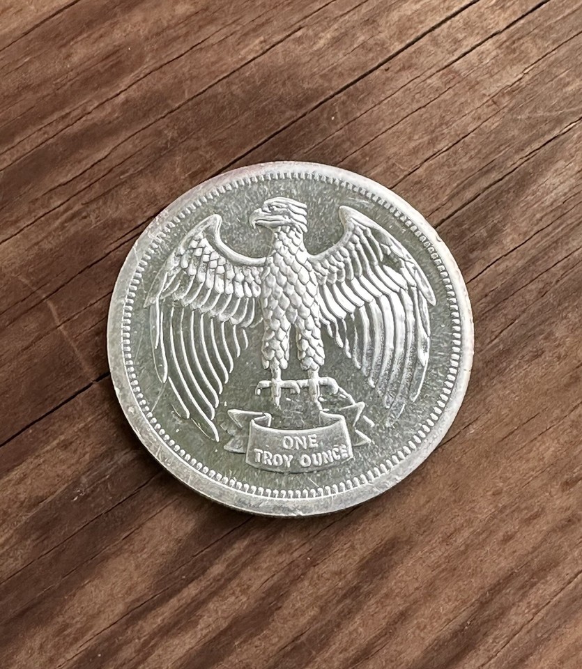 Rare Vintage 1oz 999 Silver State Bullion SSB Old Vintage Round Silver ...