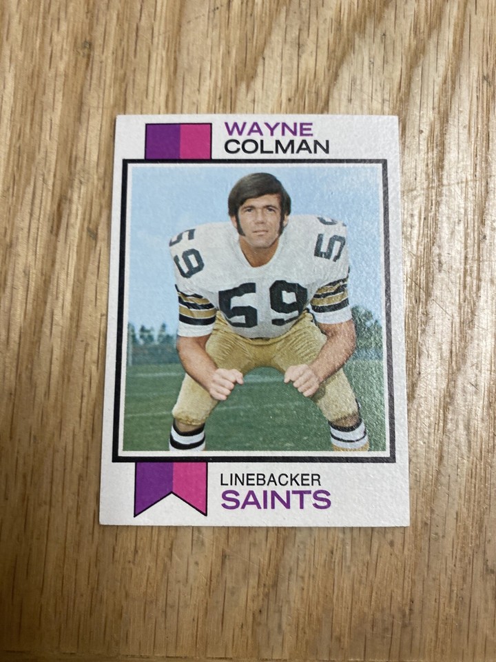 1973 Topps Football Wayne Colman Saints Card #23 | eBay