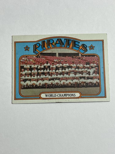 Topps 1972 Pittsburgh Pirates Team Card #1 MLB Baseball | eBay