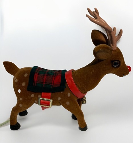 Vintage Rudolph The Red Nosed Reindeer Motionettes of Christmas Telco ...