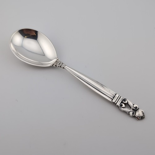 Georg Jensen Acorn Sterling Silver Jam Spoon - 5 7/8" - No Monograms | eBay