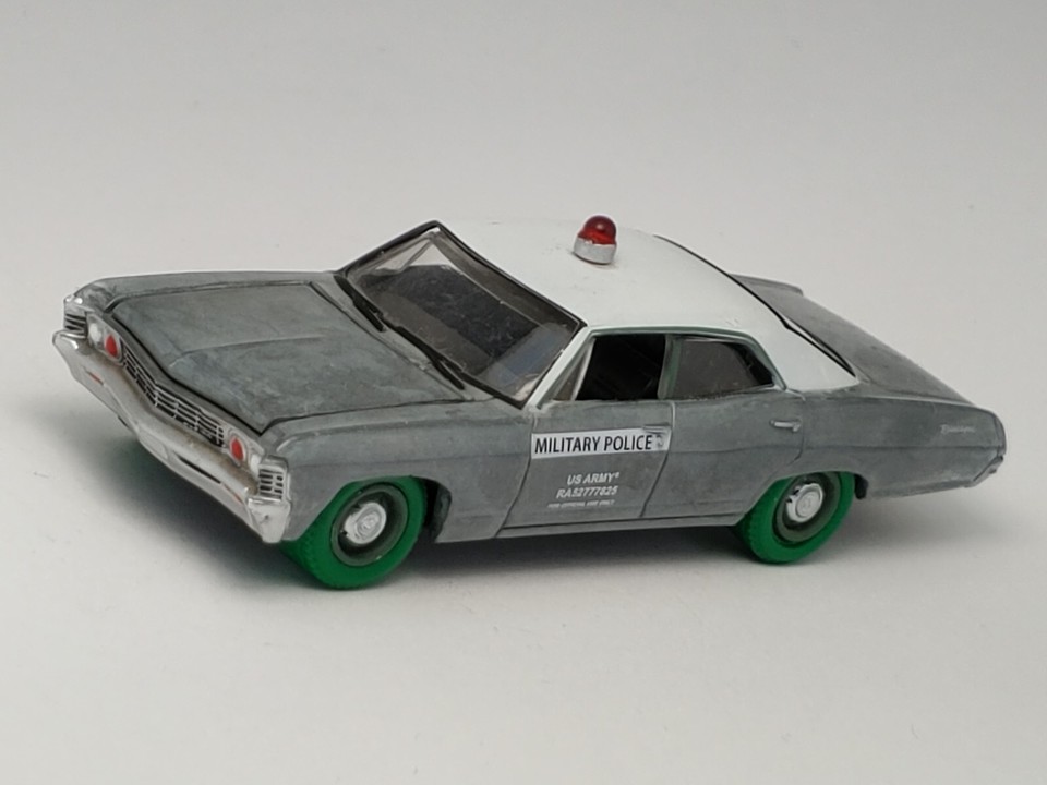 Greenlight Hot Pursuit RAW Military Police 1967 Chevrolet Biscayne ...