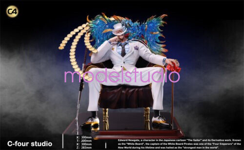 C4 Studio One Piece Edward Newgate Resin Statue Pre-order Macro ...