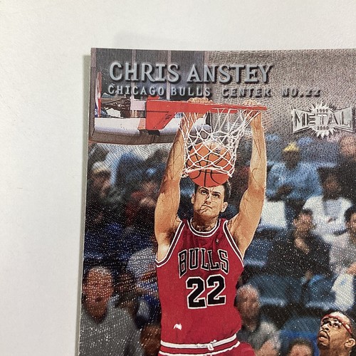 Chris Anstey Skybox Metal Card 1999-2000 NBA Chicago Bulls | eBay