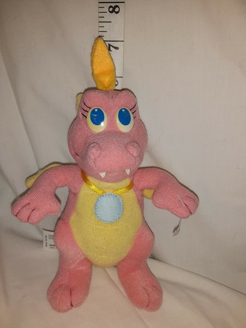 1999 Vintage Dragon Tales Flying Pink Cassie Girl Plush Toy Doll Playskool 7 Ebay
