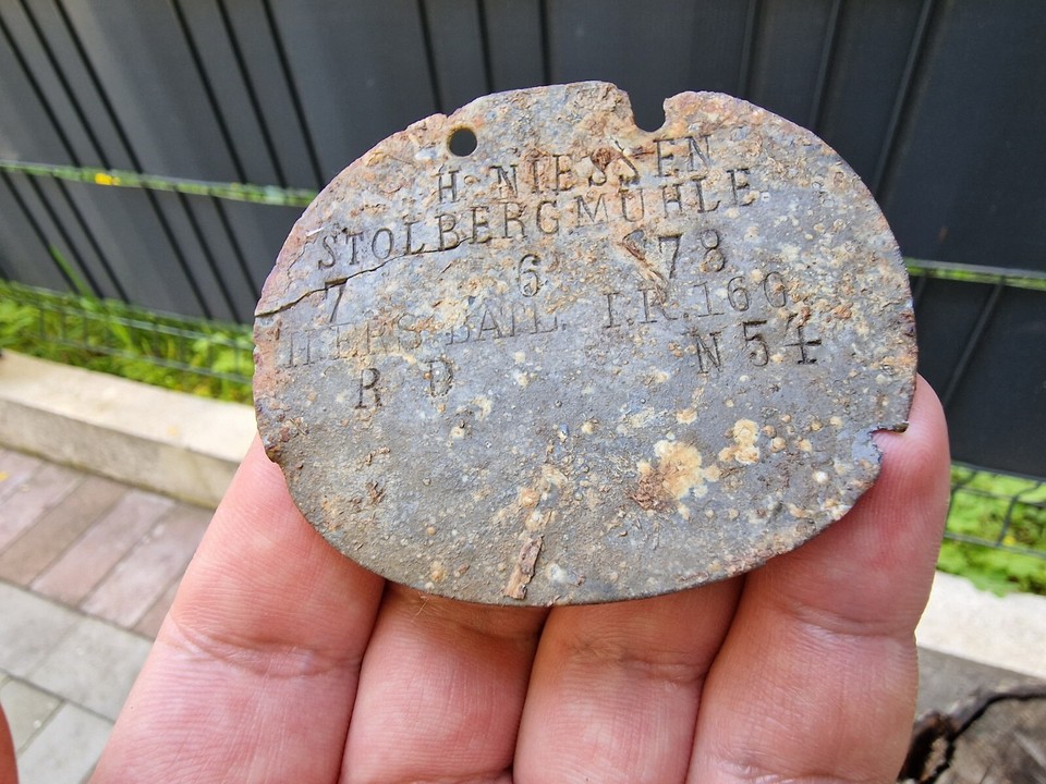 WW1 Original German ID Dog Tag. Battlefield relic | eBay