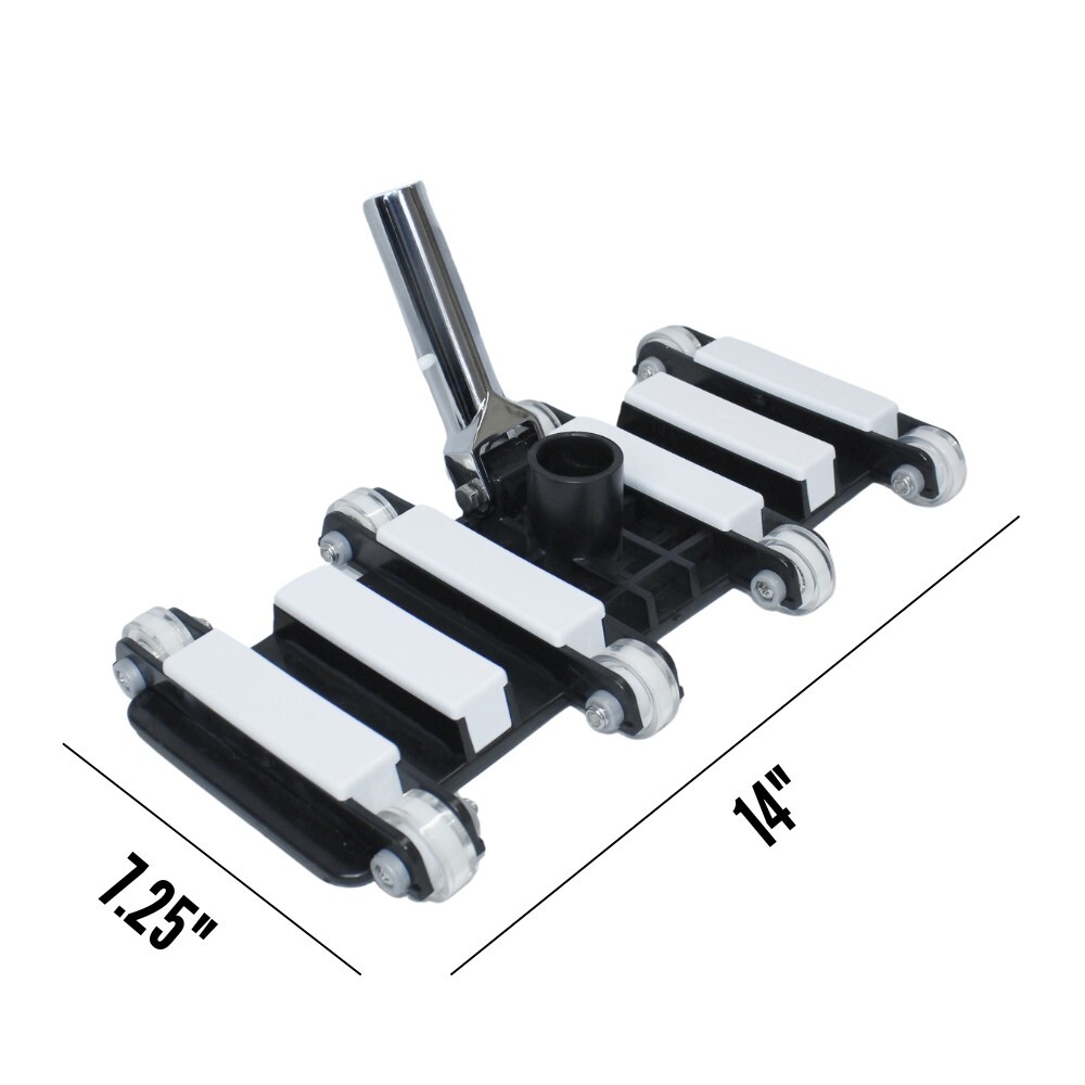 11051H Pooline Heavy-Duty 14" Vacuum Head With Six Weights & Bearing ...