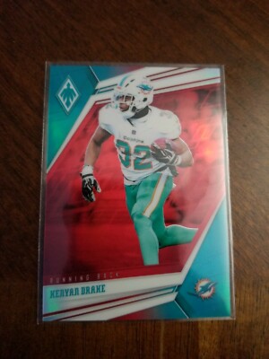 2019 Panini Phoenix Kenyan Drake RED Parallel 146/299 Dolphins ...